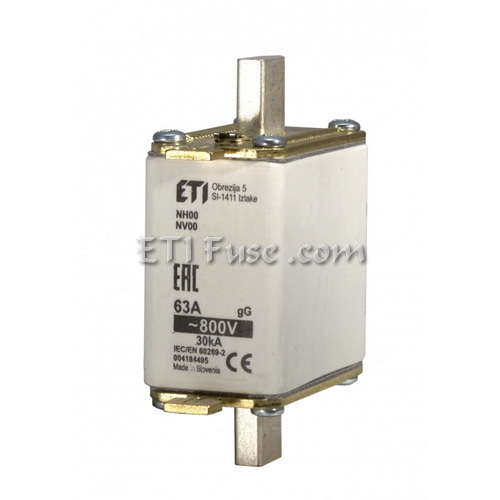 فیوز خاص DC ای تی آی ETI NH00 gG 25A 800V - الکترو ویژن نمایندگی ...